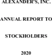 Alexander's Inc. - AnnualReports.com