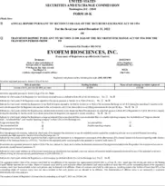 Evofem Biosciences, Inc. - AnnualReports.com