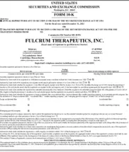 Fulcrum Therapeutics, Inc. - AnnualReports.com