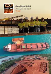 Metro Mining Limited - AnnualReports.com