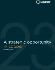 SolGold plc - AnnualReports.com