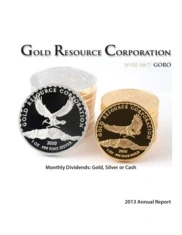 Gold Resource Corp. - AnnualReports.com