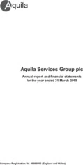Aquila Services Group PLC - AnnualReports.com